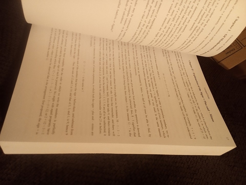 2015 Edition- Elements Of Algebra By Leonhard Euler-PB 9781508901181 | eBay