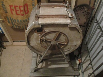 * Unique 1800s antique wooden washing machine w / wringer Rocker Tub ...