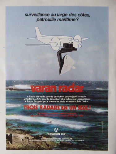 12/1981 PUB THOMSON CSF VARAN RADAR ORIGINAL FRENCH AD | eBay