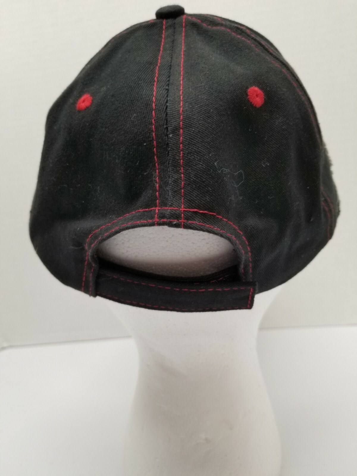 Snap On, Black And Red Adjustable Hook and Loop Ballcap | eBay