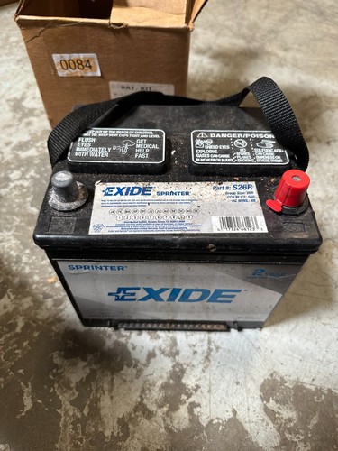 Exide S26R Sprinter Battery Group Size | eBay