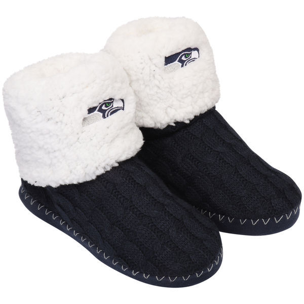 Seattle Seahawks Knit Boots Fold Down | eBay