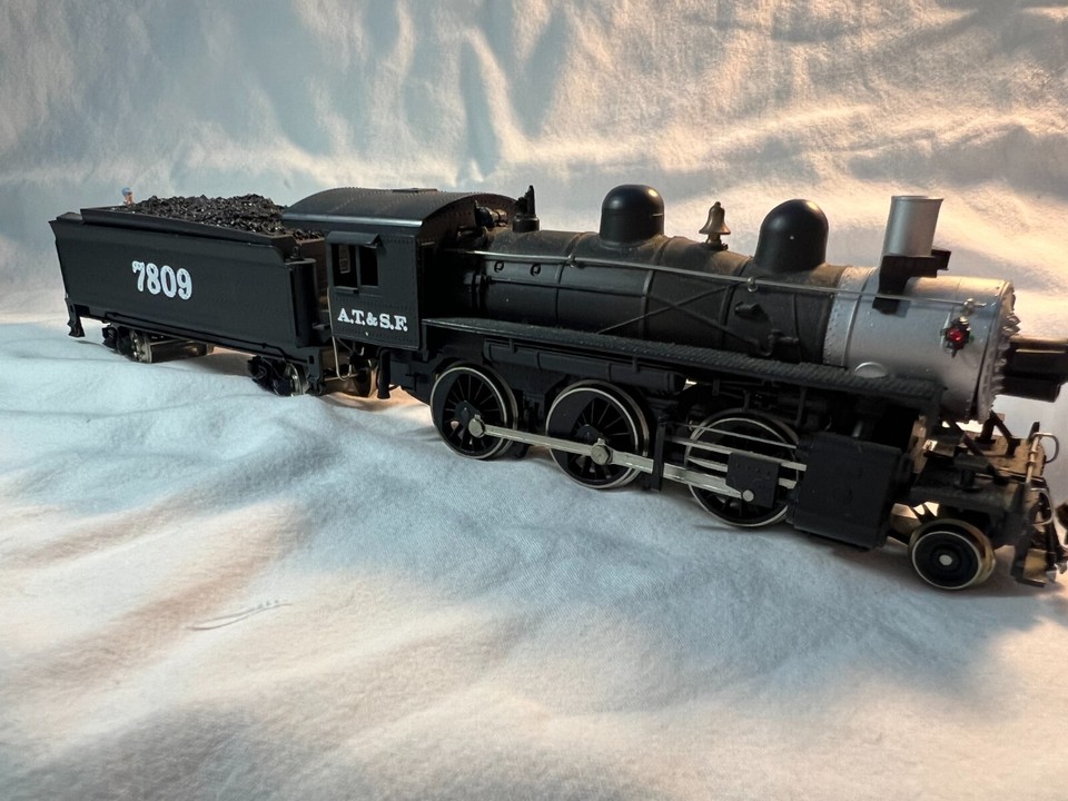 HO Scale AT&SF Steam Engine #7809 | eBay