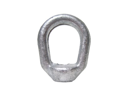 Pack of 5 3/8" Eye Nuts 5/16 Bail Hot Dip Galvanized Drop Forged ...