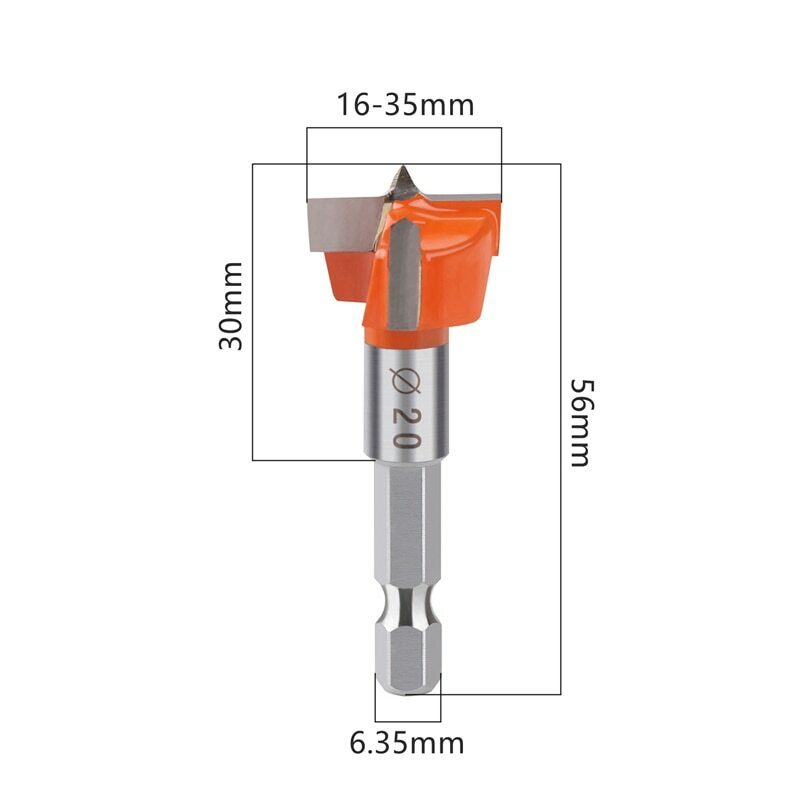 Forstner Bit Woodworking Drill Bit Set Boring Hole Saw Cutter Wood ...