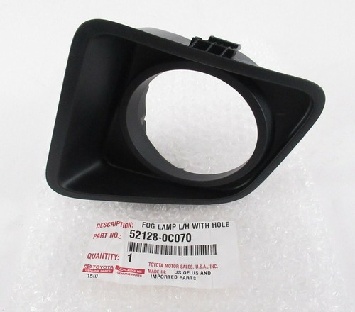 Genuine OEM Toyota 52128-0C070 Driver Front Bumper Fog Light Trim 2014 ...