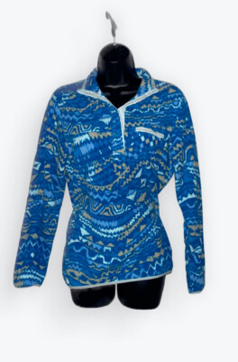 Columbia Women’s Mountain Side Tribal Aztec Print Pullover Fleece Sz M ...