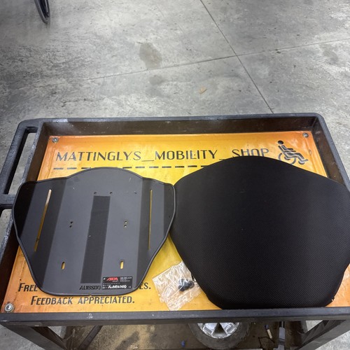 🥇Stealth AL16SDQ ADI Back Rest Cushion & Plate Wheelchair Backrest Deep ...