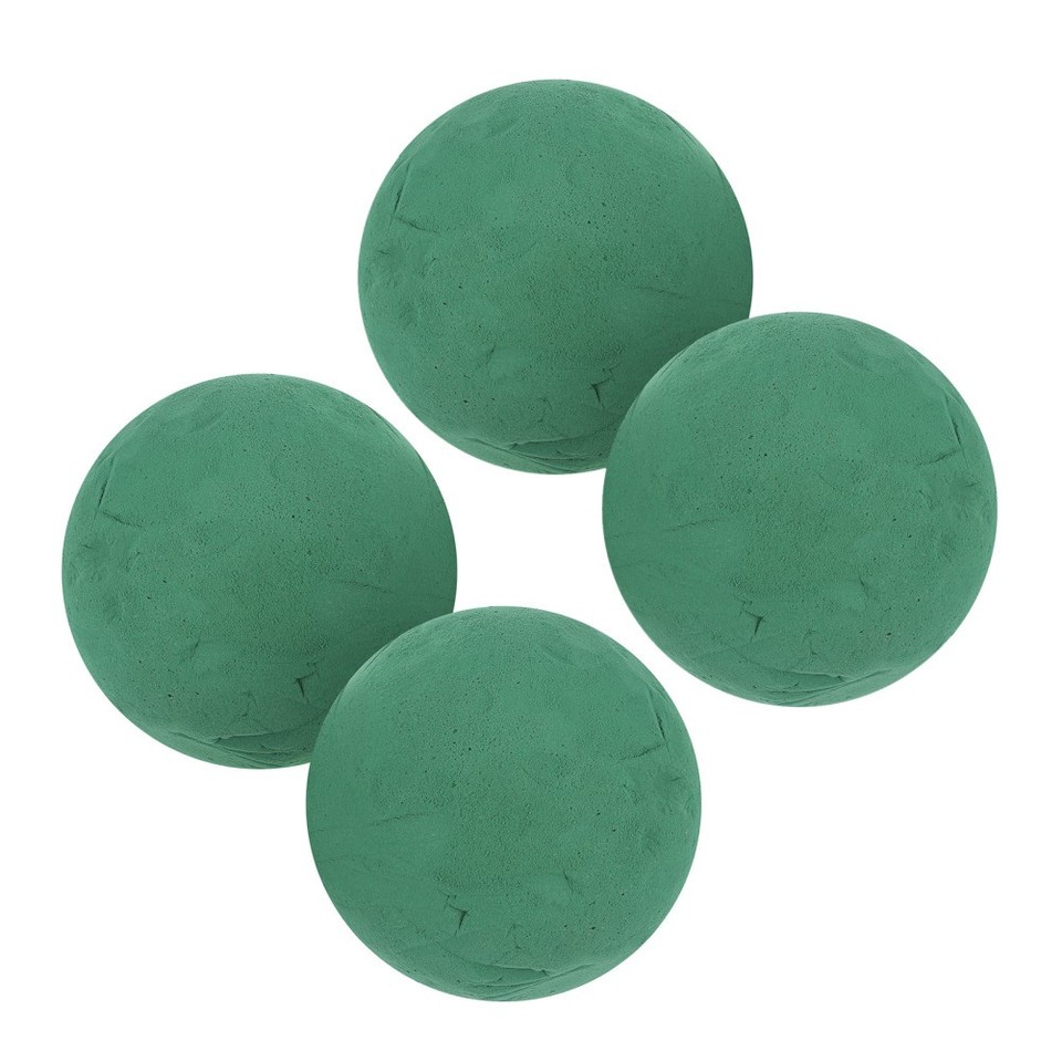 4pcs Foam Sphere For Flower Arrangements: 12cm Round Bouquet Foam Ball ...