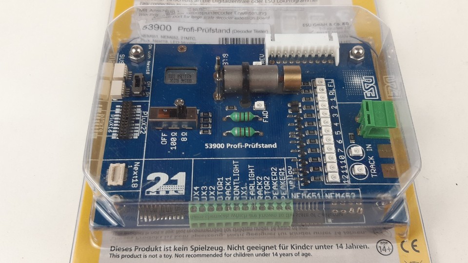 ESU #53900 DCC DIGITAL DECODER TESTER SEALED PACK AS NEW N/OO/HO SCALE ...