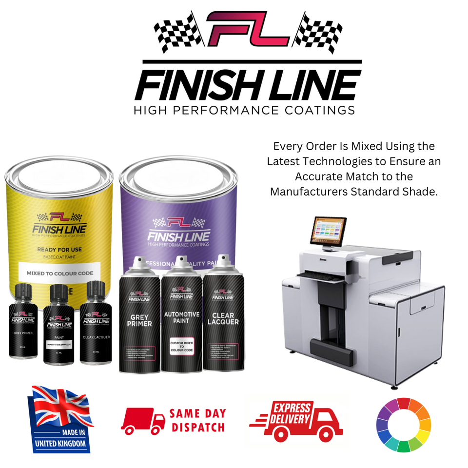 Touch Up Paint By Mix By Car Registration Stone Chip Mark Scratch ...