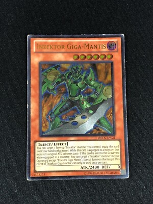 YUGIOH INZEKTOR GIGA MANTIS ORCS-EN021 ULTIMATE PLAY/EDGEWARE | eBay