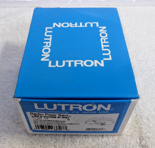 Lutron Radio LRF2-OCR2B-P-WH Powr Savr Wireless Occupancy/Vacancy ...