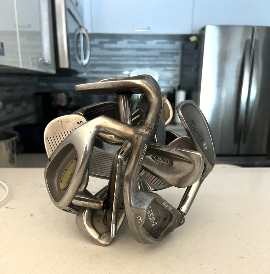 Golf Club Heads Sculpture Ball Putters One of A Kind Must SEE Super ...