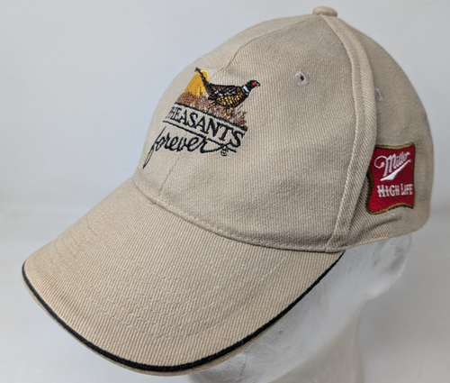 Pheasants Forever Miller High Life Beer Baseball Cap Hat Hunting Logo ...