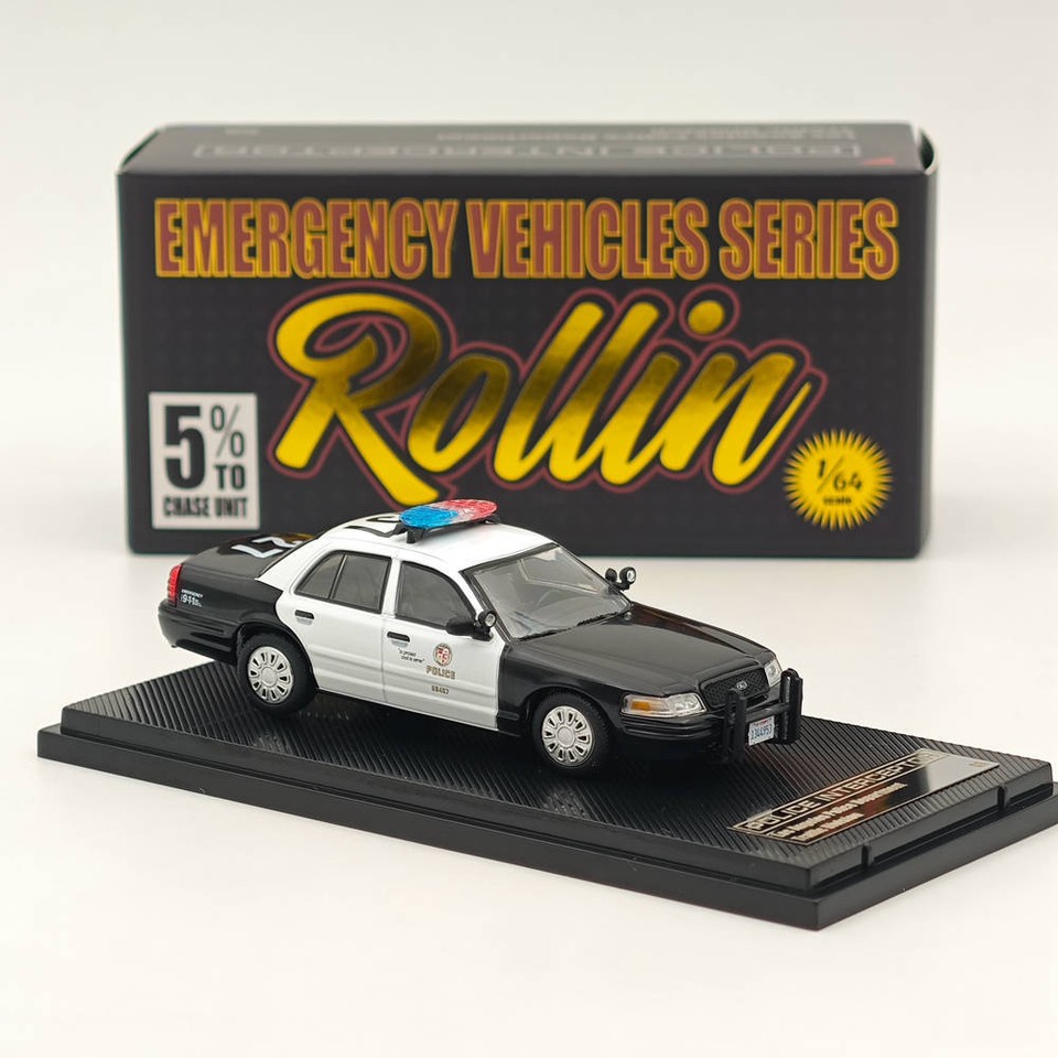 Rollin 1:64 Ford CV NYPD/LAPD Police Car Victoria Crown Diecast Toy Car ...