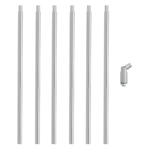 6 Set 12" M10 x 1mm Threaded Extension Rod with Fixture Accessory ...
