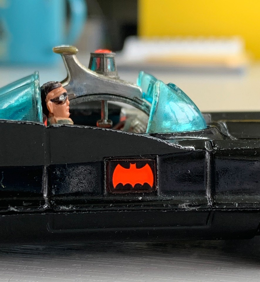 Corgi 'BATMOBILE' 267 door Bat Logo sticker decal reproductions ...