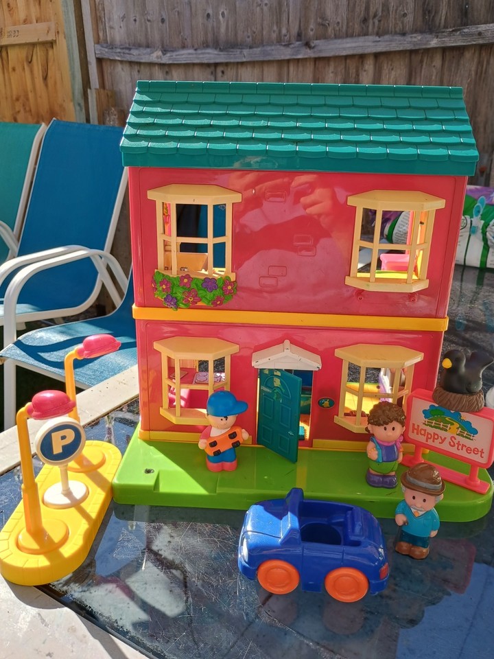 ELC early learning centre, happyland house building, vehicles, figures ...