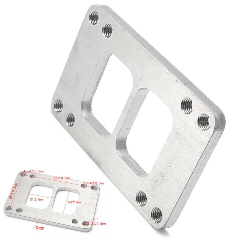 Stainless Steel Turbo Manifold Inlet Flange T6 To T4 Divided Transition ...