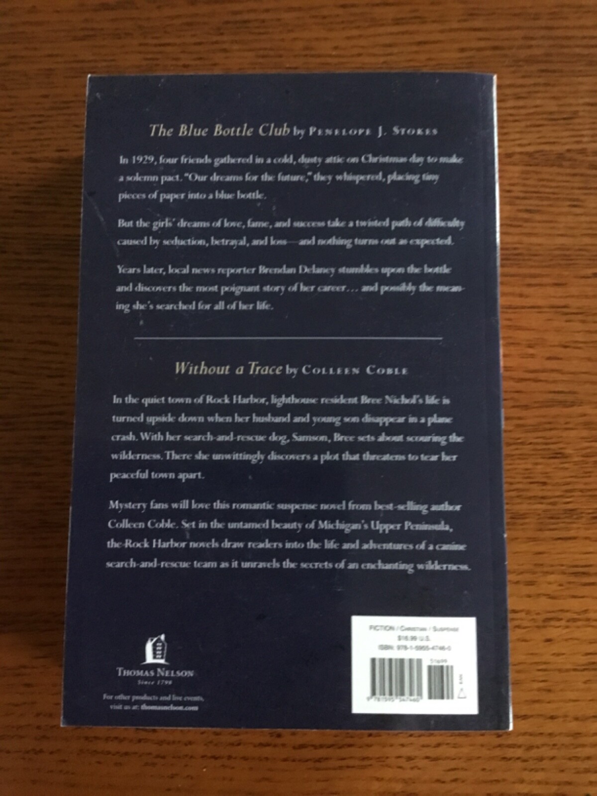 Without a Trace/the Blue Bottle Club by Penelope J. Stokes and Colleen ...