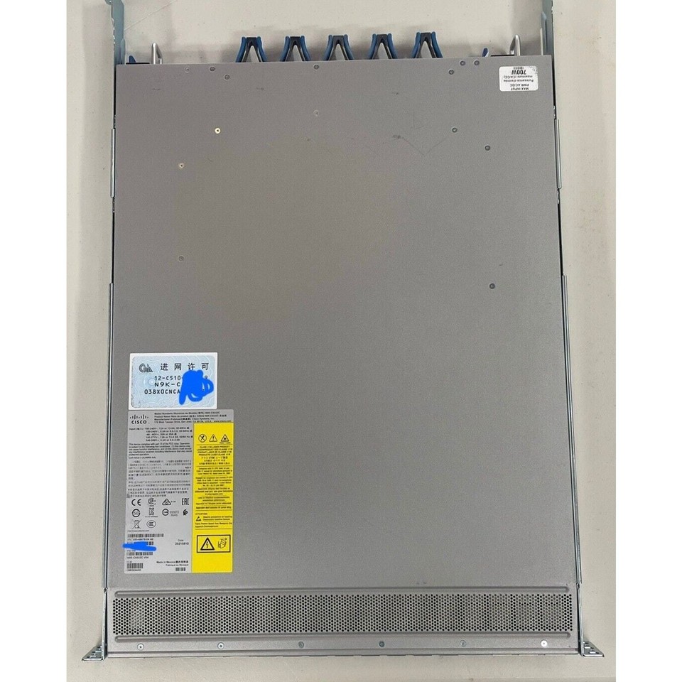 Cisco N9K-C9332C Nexus 9332C 32P 40/100G Switch with (2) 750W Power ...