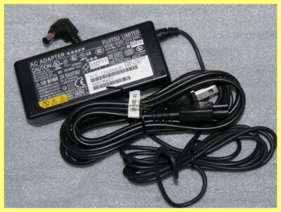 GENUINE FUJITSU OEM 60W AC ADAPTER WITH POWER CORD 4 LIFEBOOK U810 U820 ...