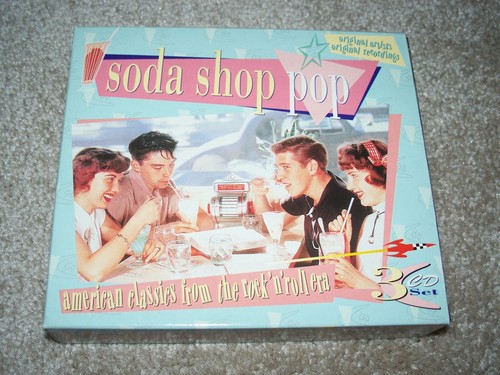 SODA SHOP POP 3 CD BOX SET 1950s American Rock N Roll Bill Haley Jerry ...