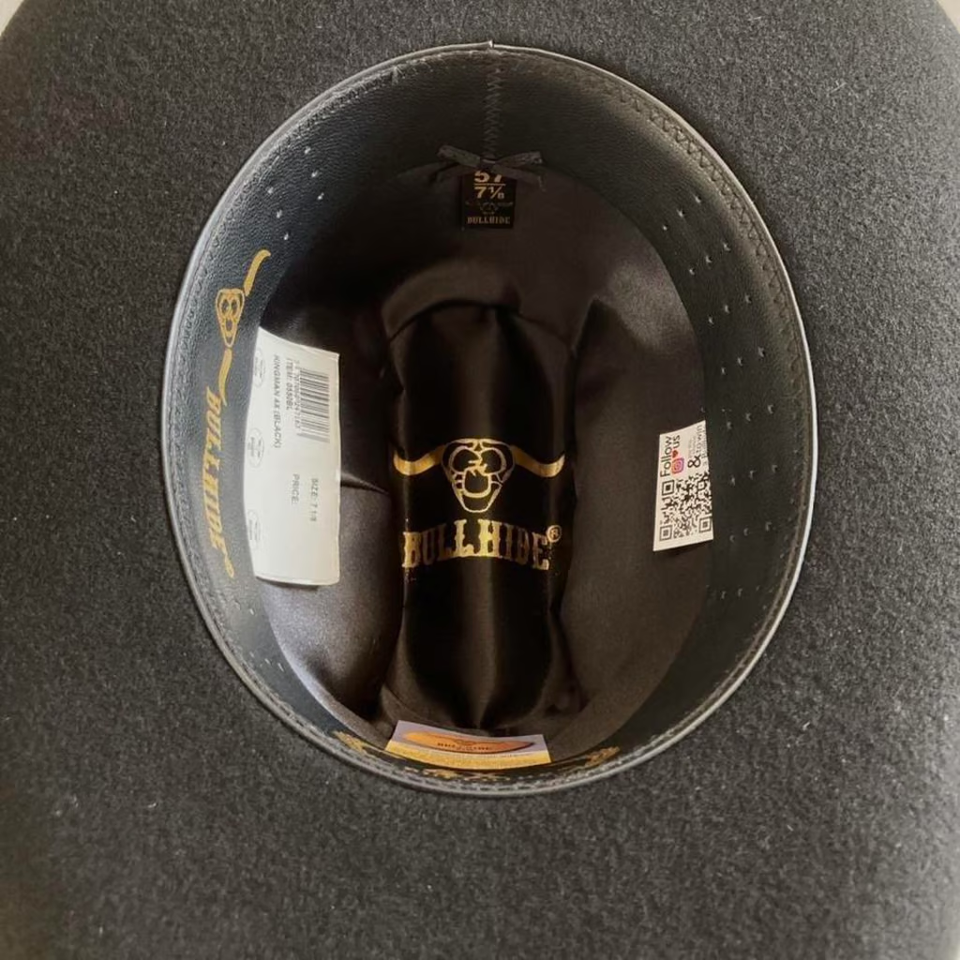 Bullhide 4X Premium Wool Felt Kingman Cattleman Crown Cowboy Hat ...