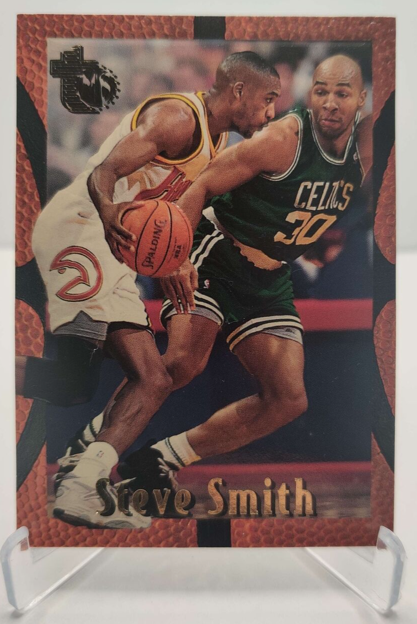 1995 Topps Embossed #4 Steve Smith Atlanta Hawks NBA Basketball card | eBay