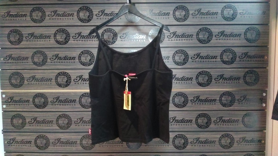 Indian Motorcycle Women's Script Logo Cami, Black XL | eBay