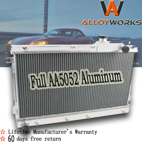 SALE! 3 Row Aluminum Radiator Fit Mazda MX5 Miata 90-1997 1992 1993 ...