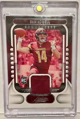 2022 Absolute Rookie Materials #5 Sam Howell Jersey Patch Relic RC ...