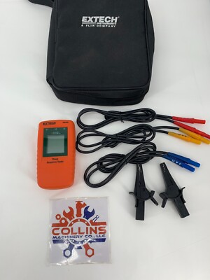 Extech Instruments 480400 Phase Sequence Tester 600VAC w/Case | eBay