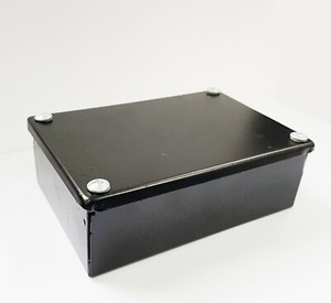 BG Nexus Black Steel Adaptable Metal Electric Boxes With Knockouts ...