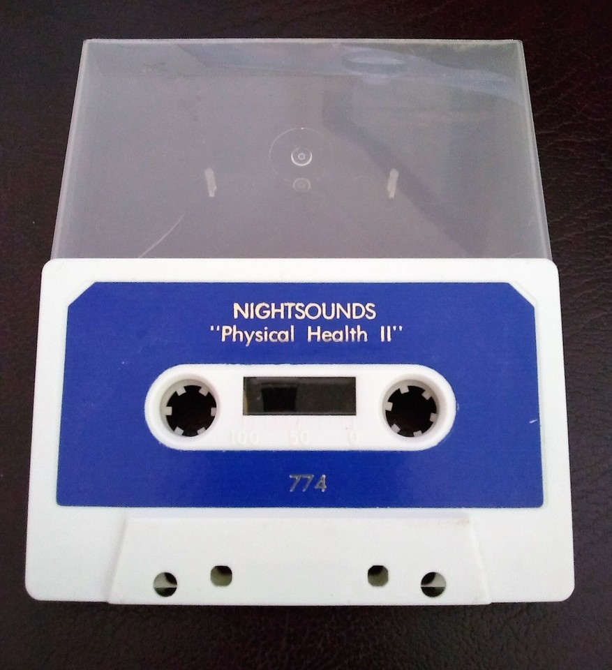 NIGHTSOUNDS BILL PEARCE AUDIO TAPE VINTAGE CASSETTE "PHYSICAL HEALTH I ...