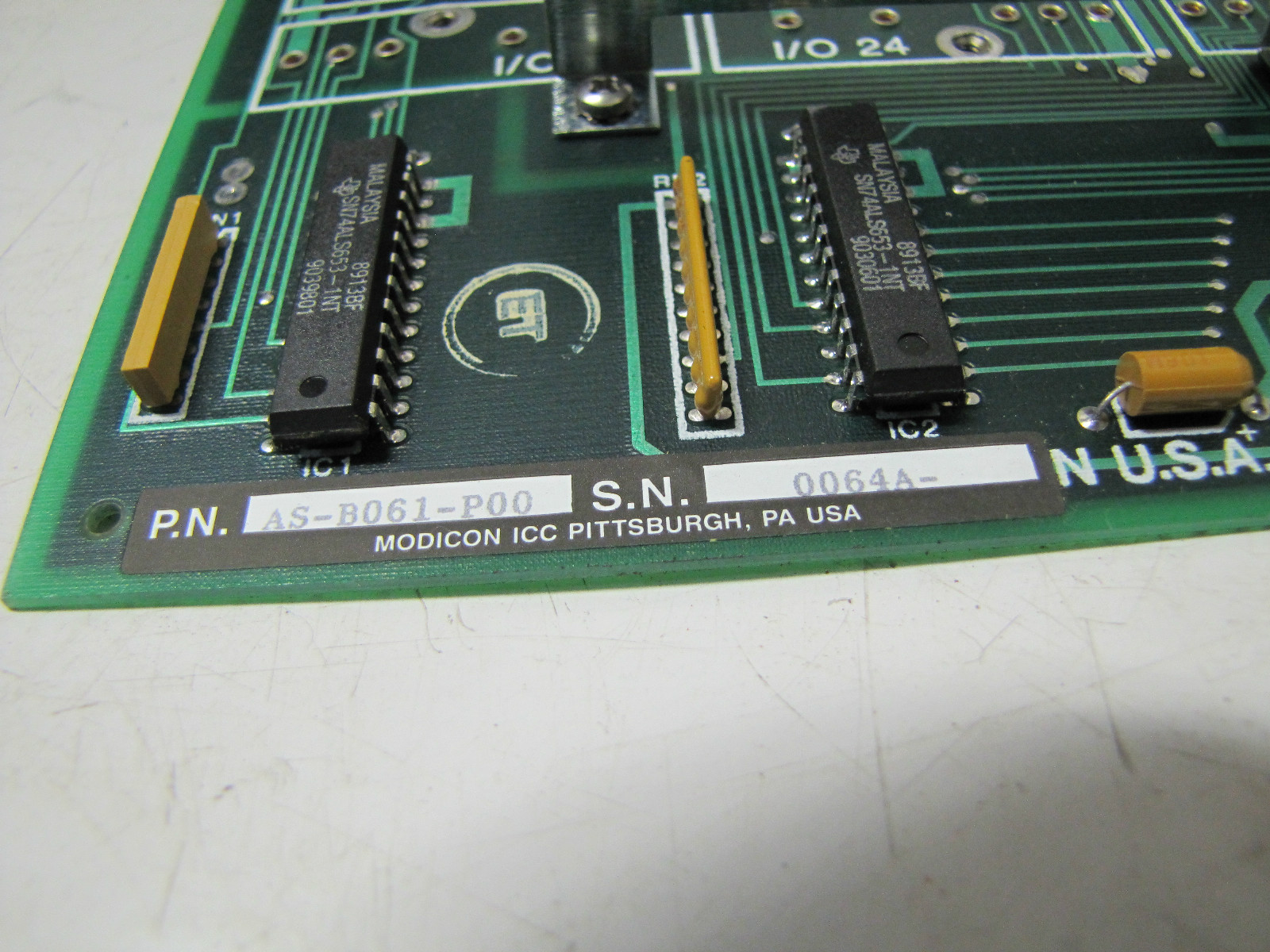 AEG MODICON CONTROL CIRCUIT BOARD AS-B061-P00 016-0111-A FA3240/SBX FA ...