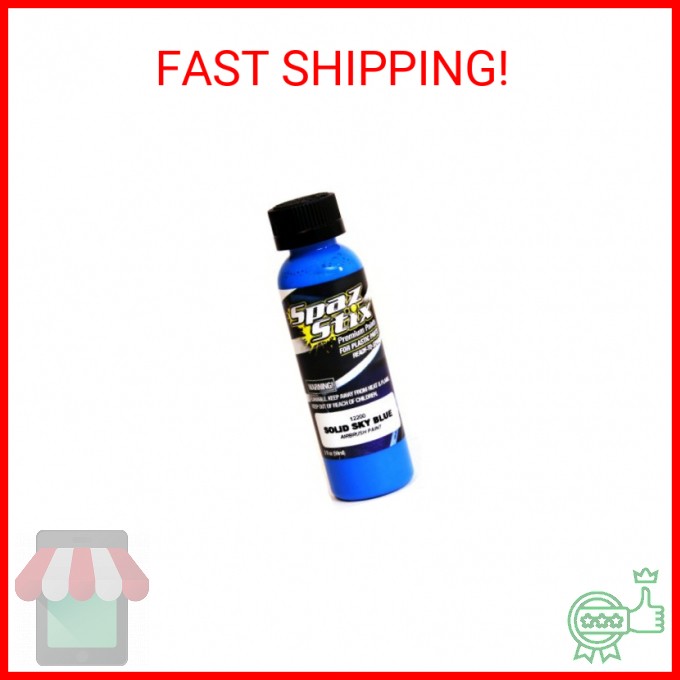 Spaz Stix Solid Airbrush Paint, Sky Blue, 2-Ounce | eBay