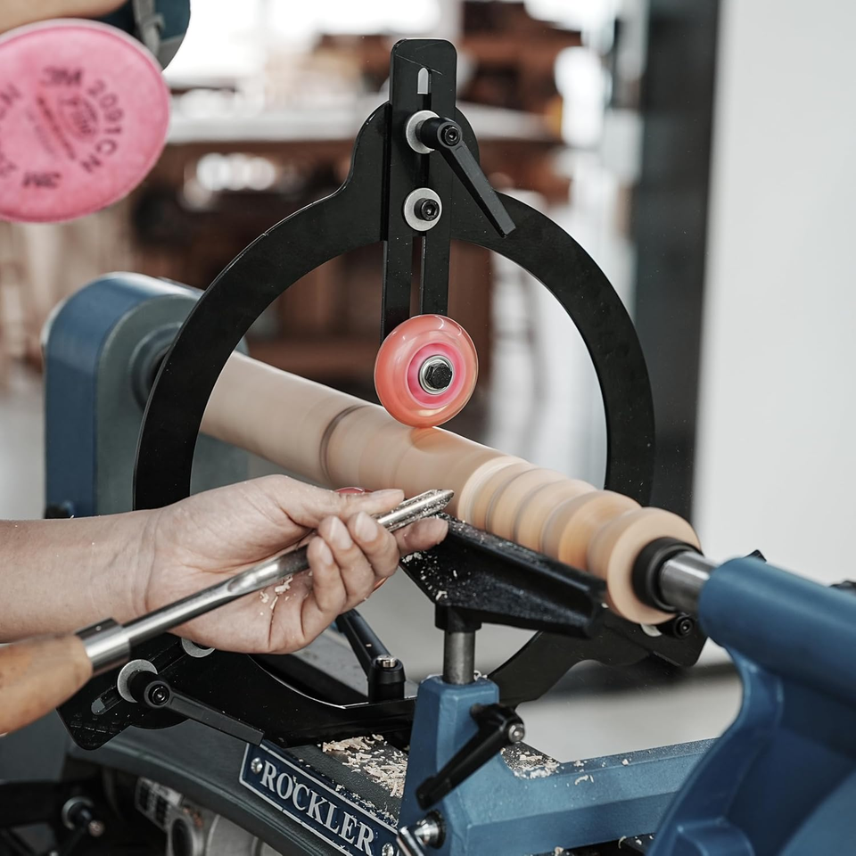 Woodturning Steady Rest for 12",14" and 16" Swing Size, Wood Lathe for ...
