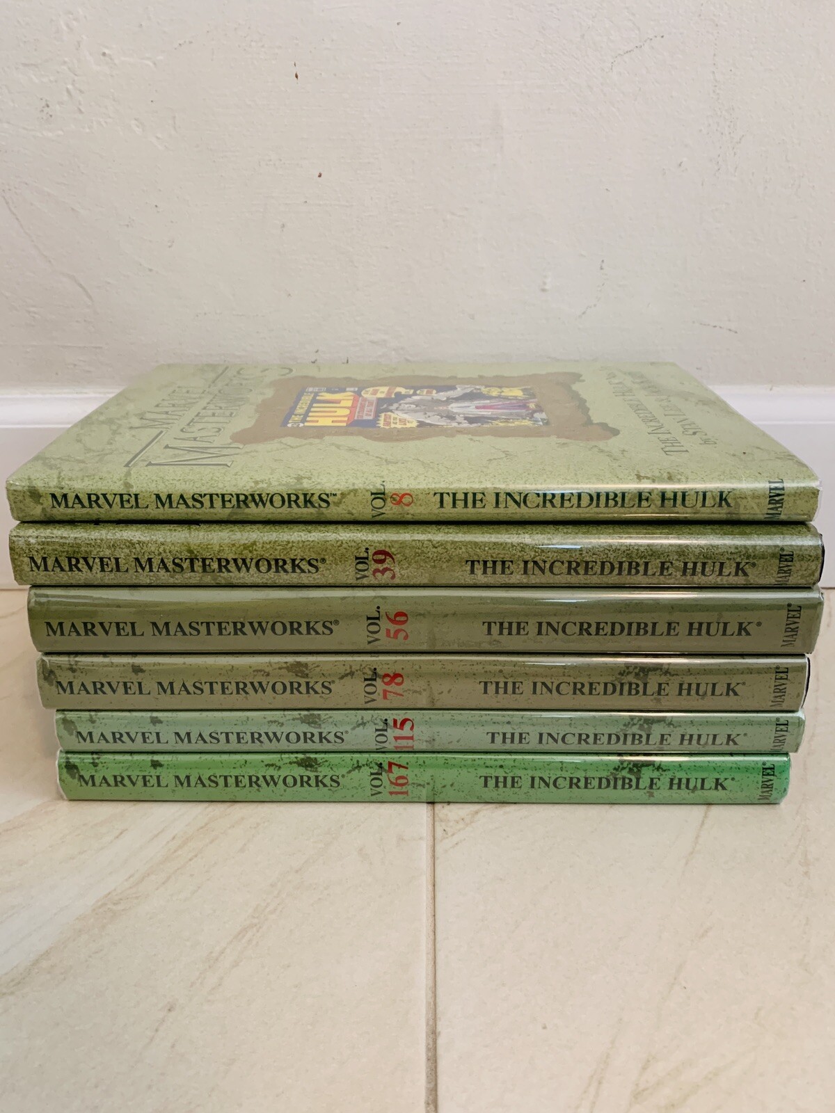 Marvel Masterworks The Incredible Hulk 6 Volume Lot Original FIRST ...