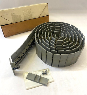 REXNORD TABLE TOP CHAIN D843-K325 10FT. 2 PC STEEL WITH PLASTIC TOP | eBay