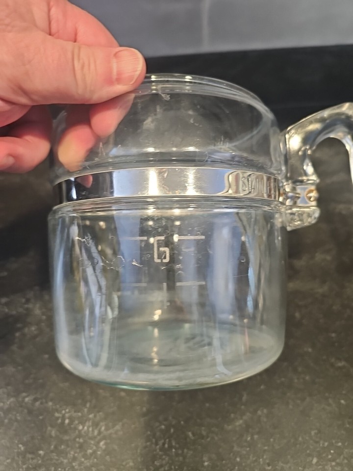 PYREX # 7756 Glass Coffee Pot Percolator 6 Cup | eBay