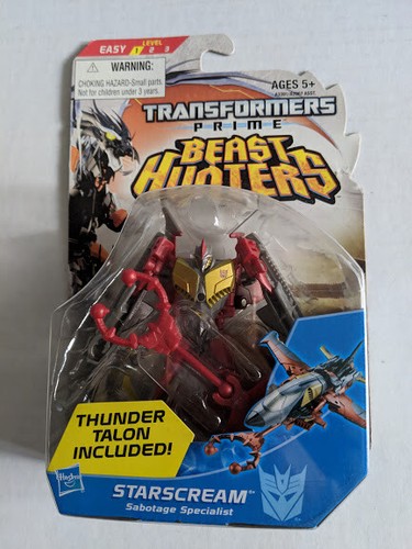 Transformers Prime Beast Hunters Starscream Thunder Talon Included MOSC ...