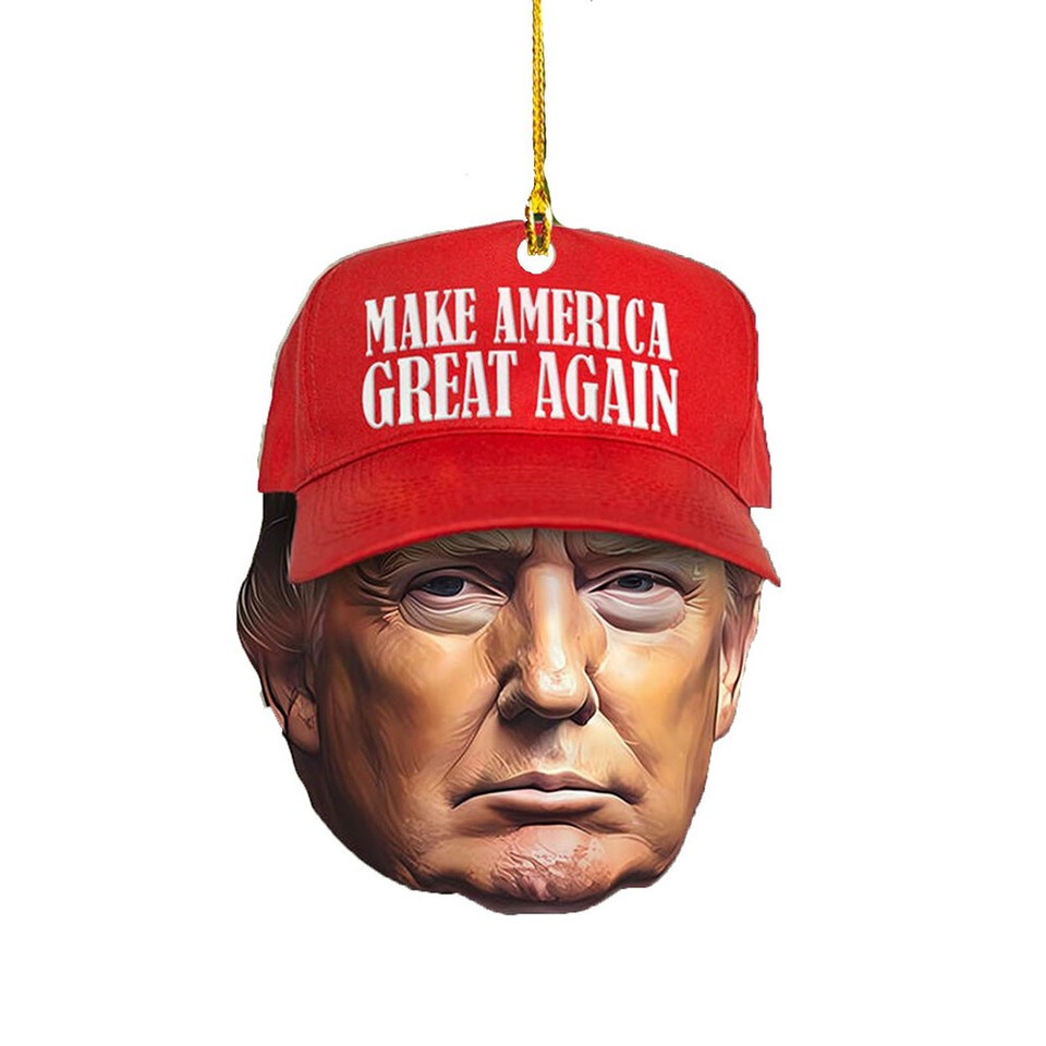 Donald Trump Christmas Ornament Cartoon Trump Pendant Gifts for Trump ...