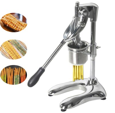 Stainless Manual 11.8'' Long French Fries Squeezer Extruder Squeeze ...
