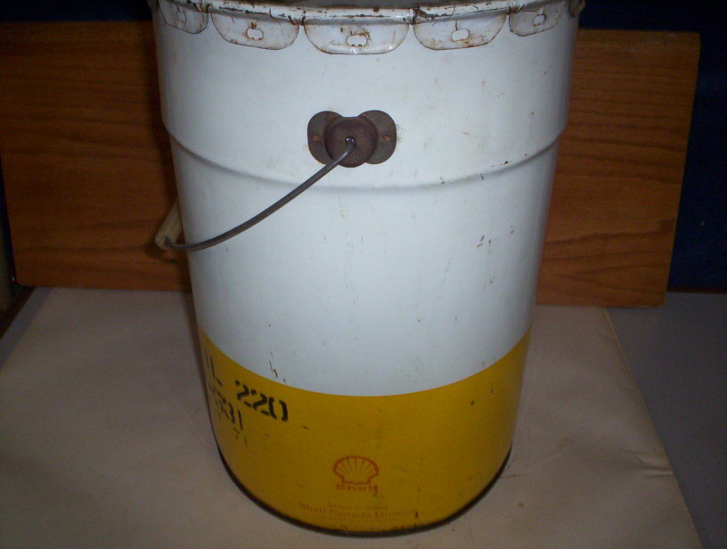 Vintage SHELL Canada Omala Oil 5 Imperial Gallon Oil Pail Can 1977 | eBay