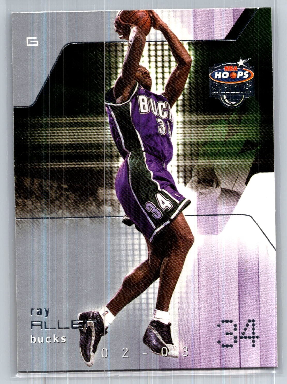 2002-03 Hoops Stars Milwaukee Bucks Basketball Card #80 Ray Allen | eBay