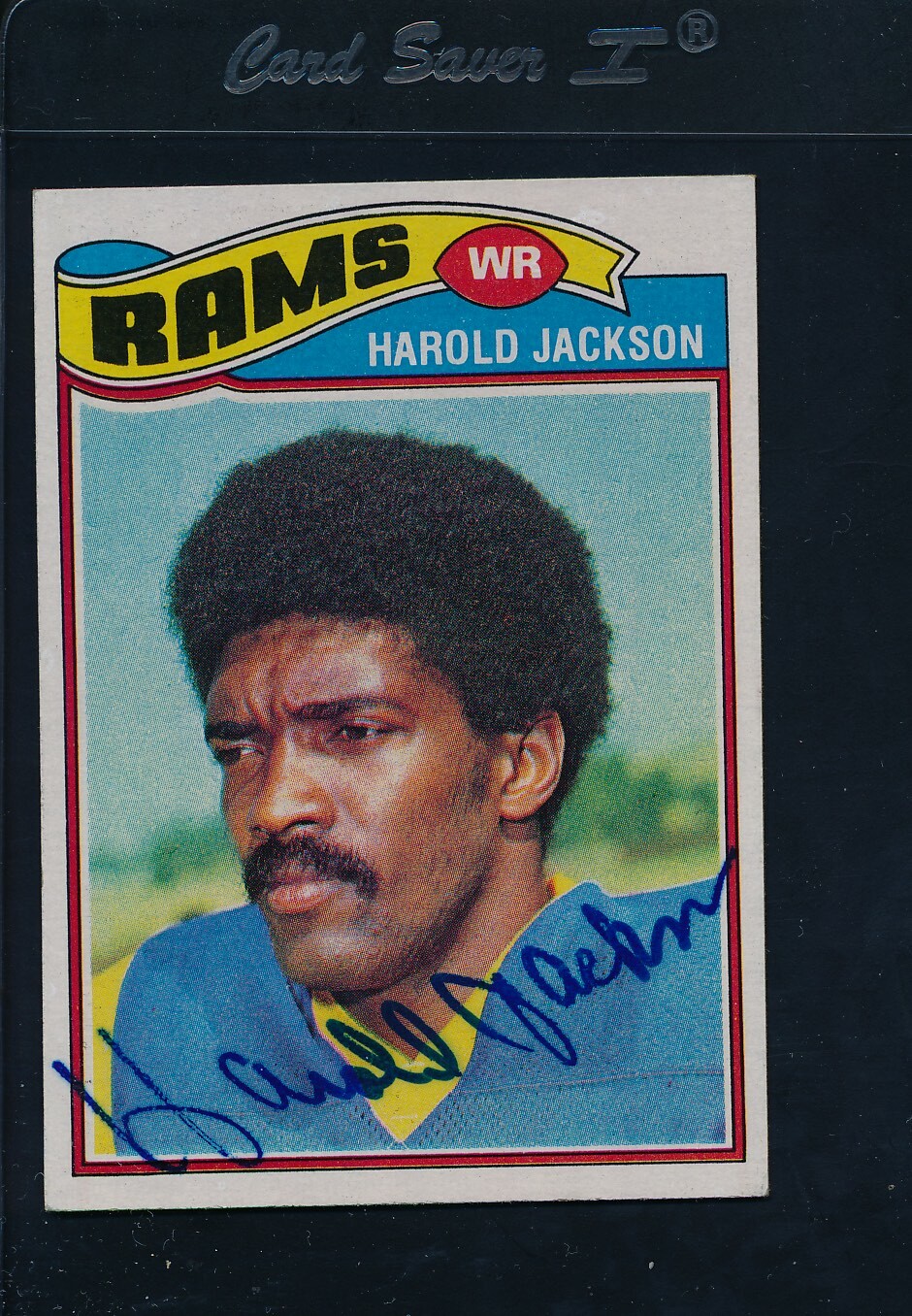 1977 Topps #445 Harold Jackson Rams Signed Auto *31607 | eBay