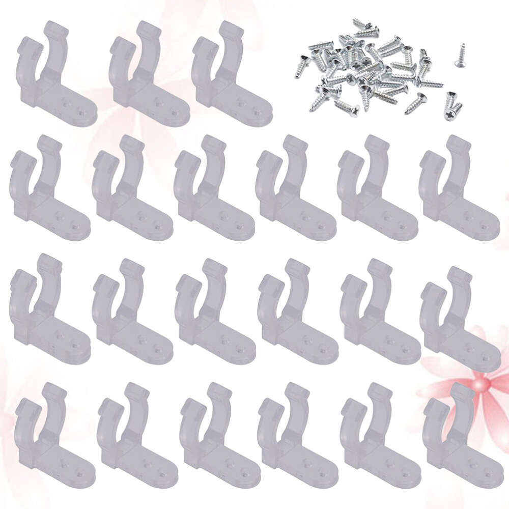 300PCS outdoor LED light strip LED Rope Light Clips Holder LED Rope ...