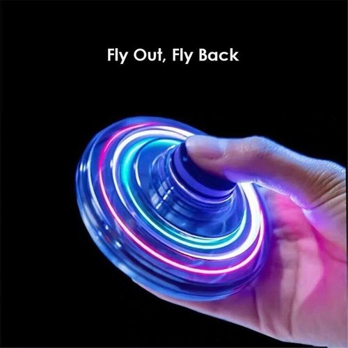 Drone LED UFO Spinning Top Flying Spinner Fingertip Flight Gyro ...